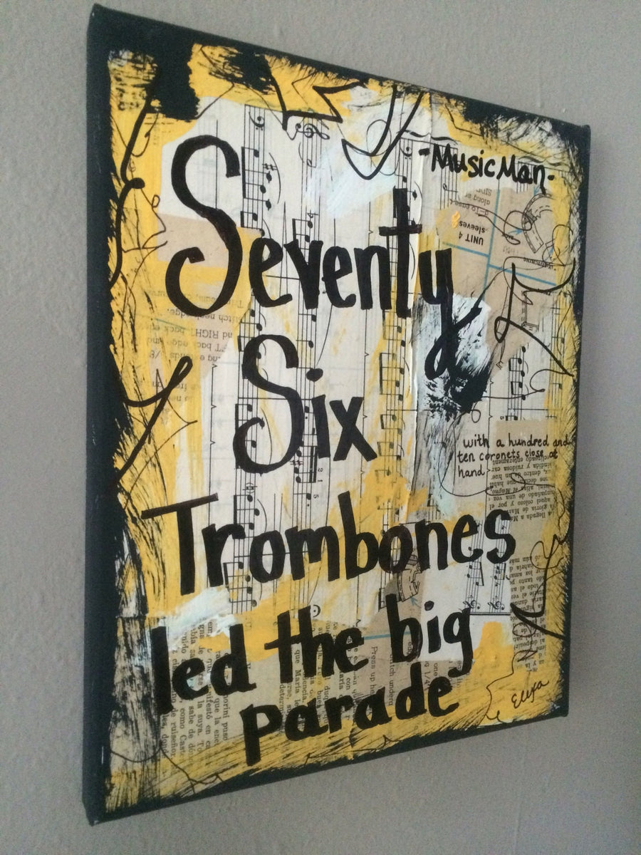 MUSIC MAN "Seventy six trombones led the big parade" - ART – Lexicon of ...